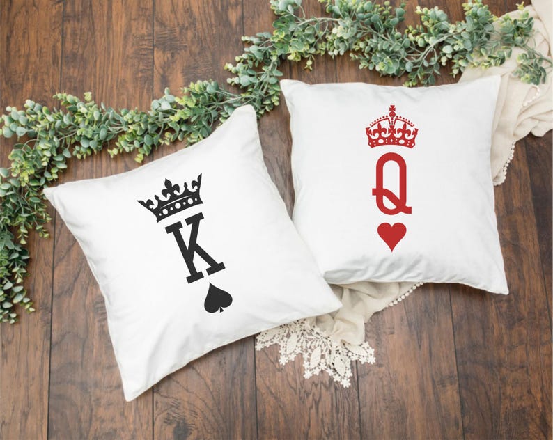 King and Queen Alphabet SVG Letter K and Q With Crowns Clipart Royal ...