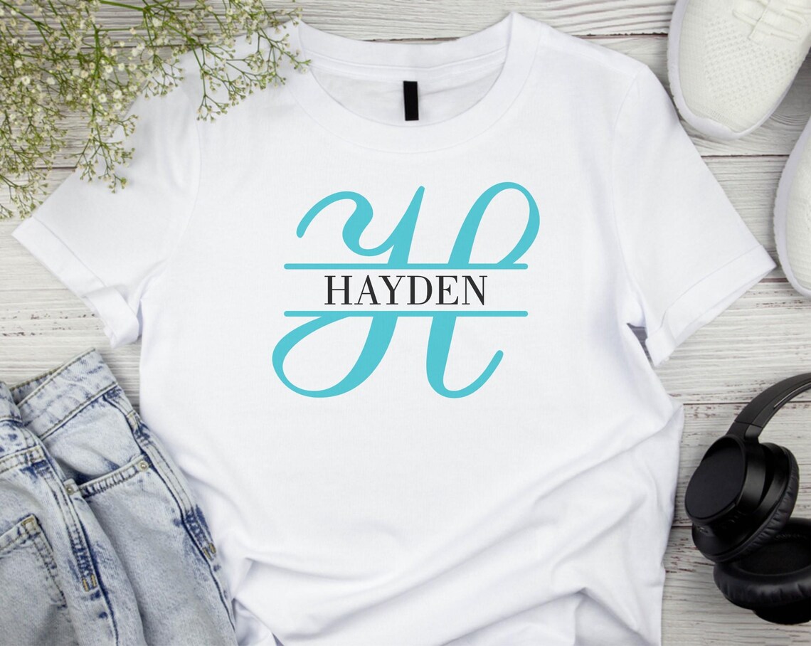 Split Monogram Alphabet SVG Bundle Frame Alphabet Cut Files 26 ...
