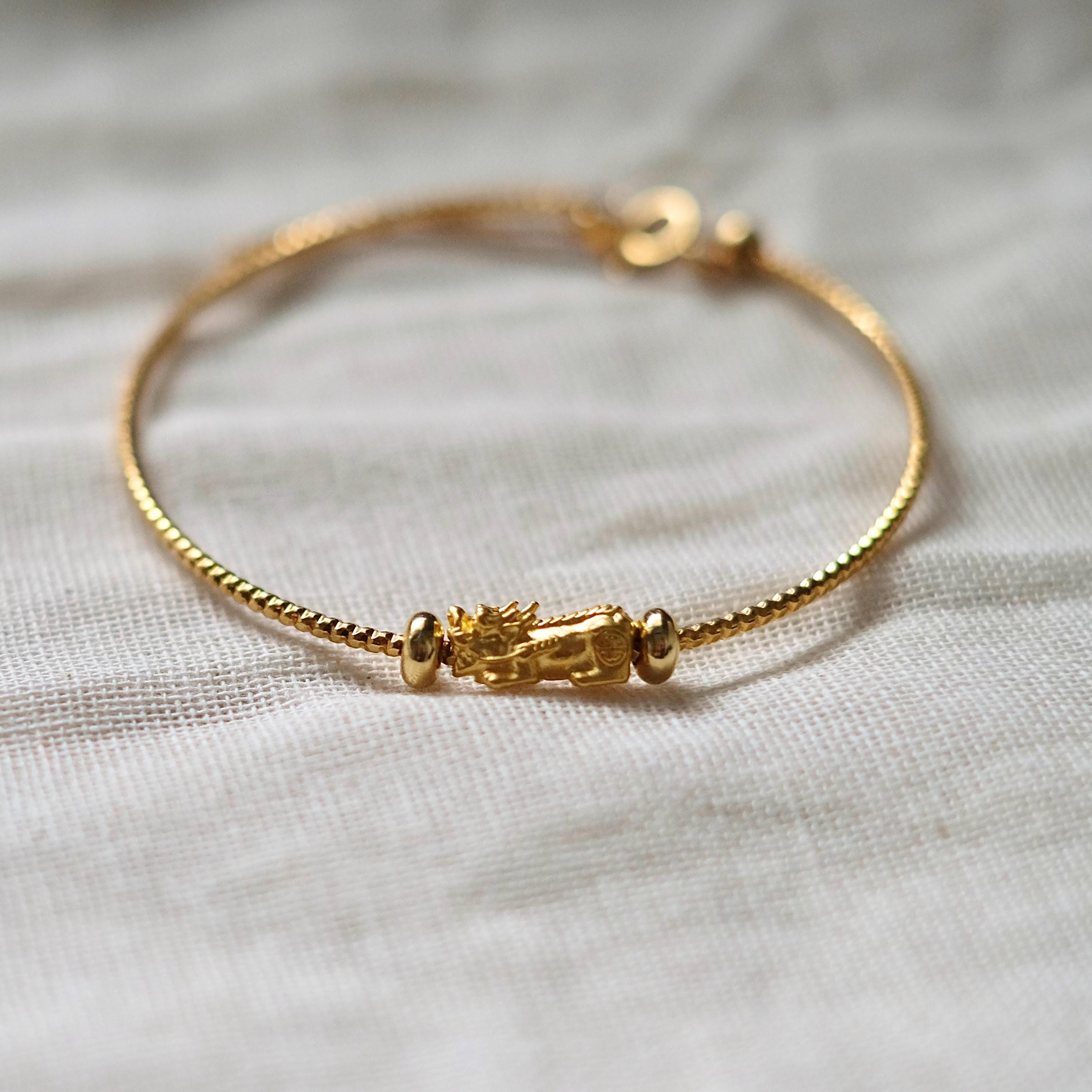 Pixiu Charm 24k 9999 Pure Gold Solid Gold Lucky Charm Hongkong Gold ...