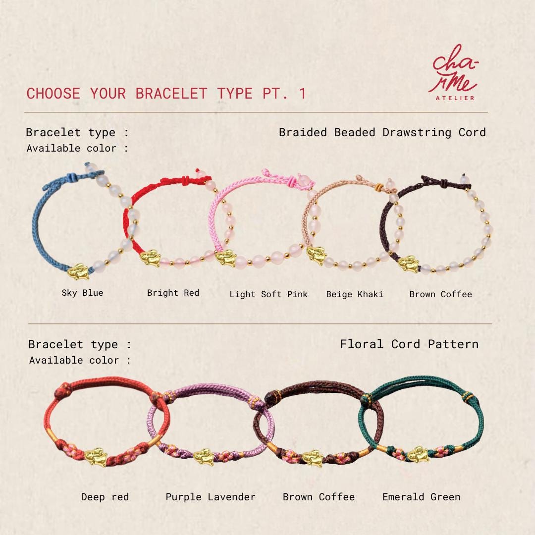 Pixiu Charm 24k 9999 Pure Gold Lucky Charm, Pixiu String Adjustable ...