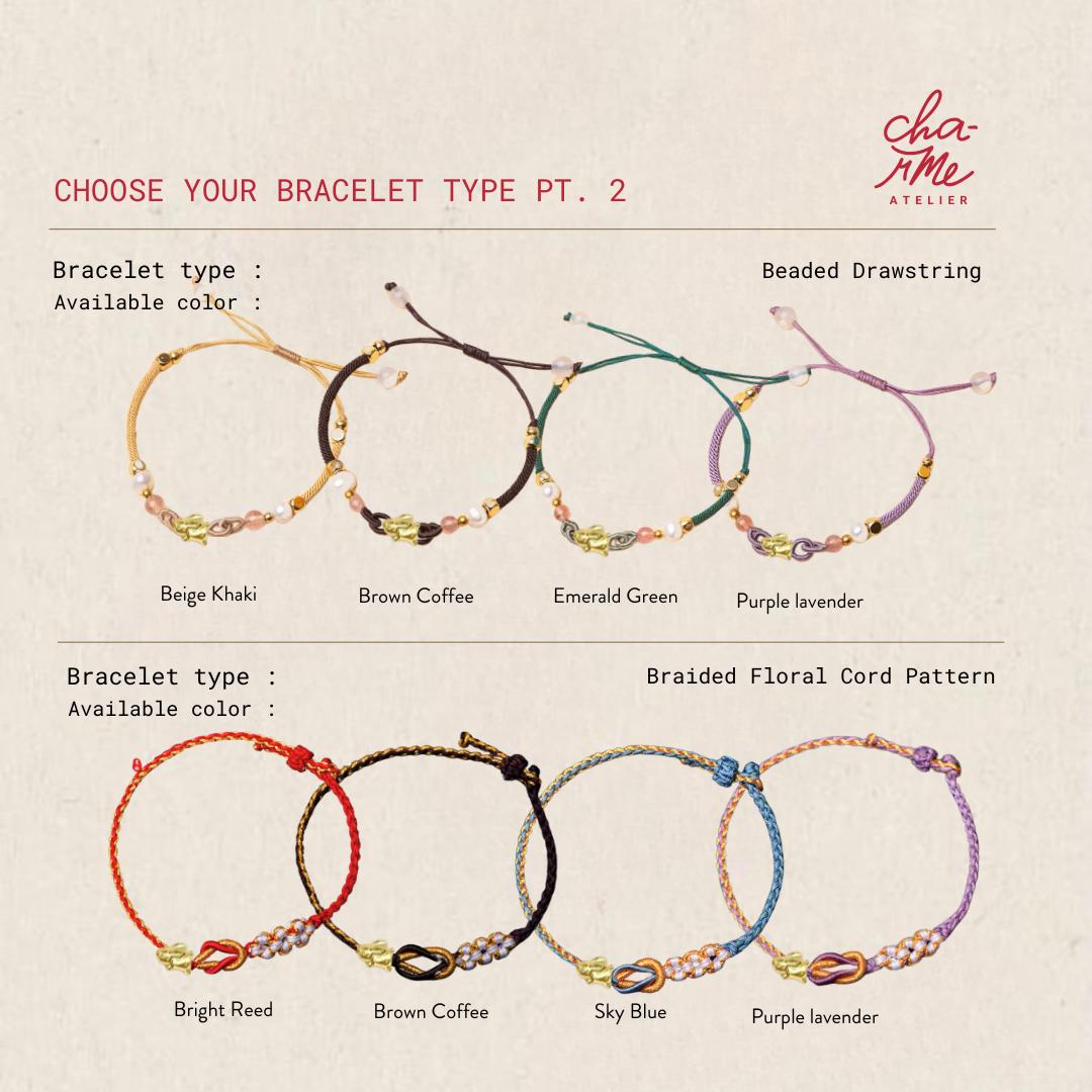 Pixiu Charm 24k 9999 Pure Gold Lucky Charm, Pixiu String Adjustable ...