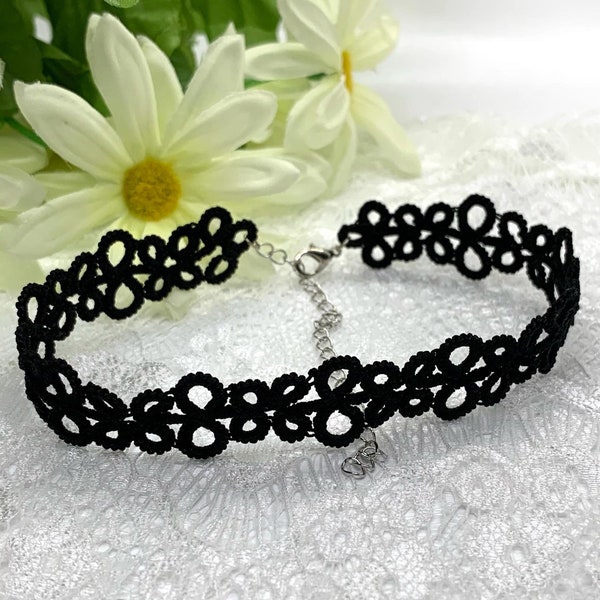 Lace Choker Necklace - Etsy