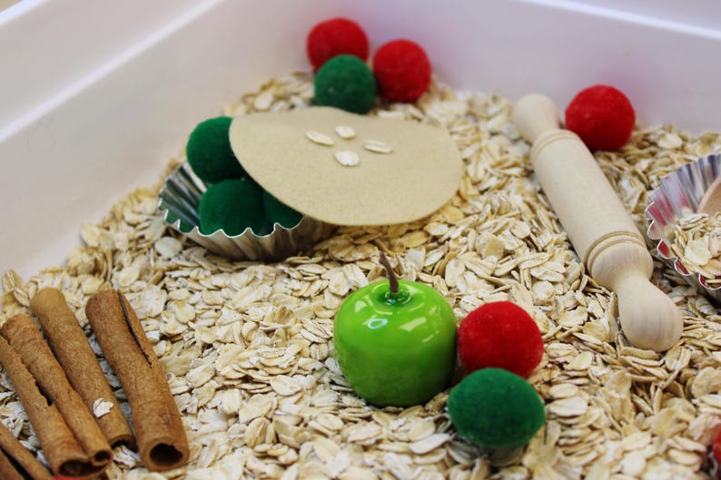 Apple Pie Sensory Bin - Etsy