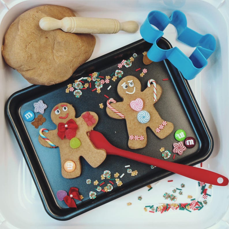 Gingerbread Sensory Bin - Etsy