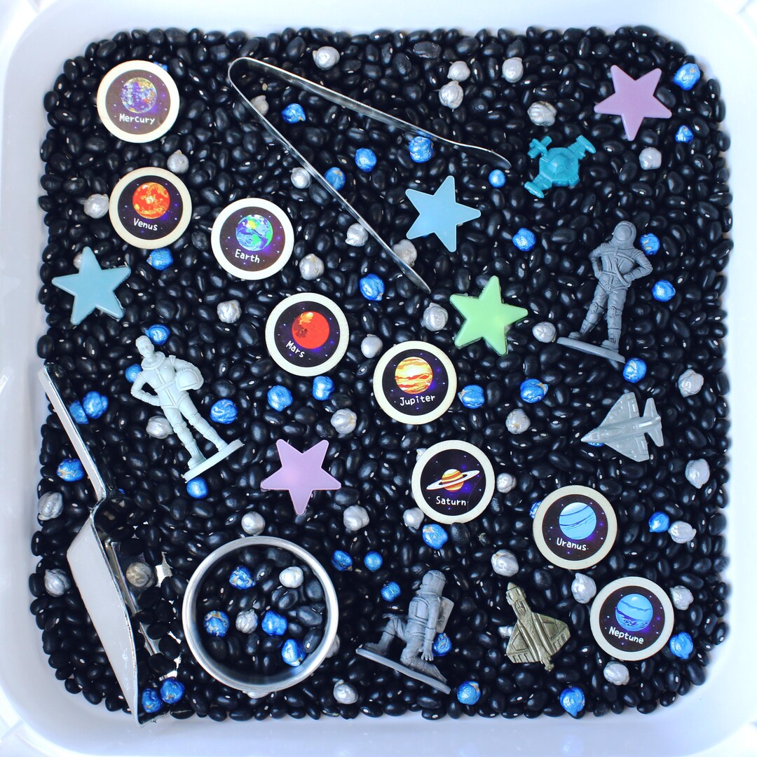 Space Sensory Bin - Etsy