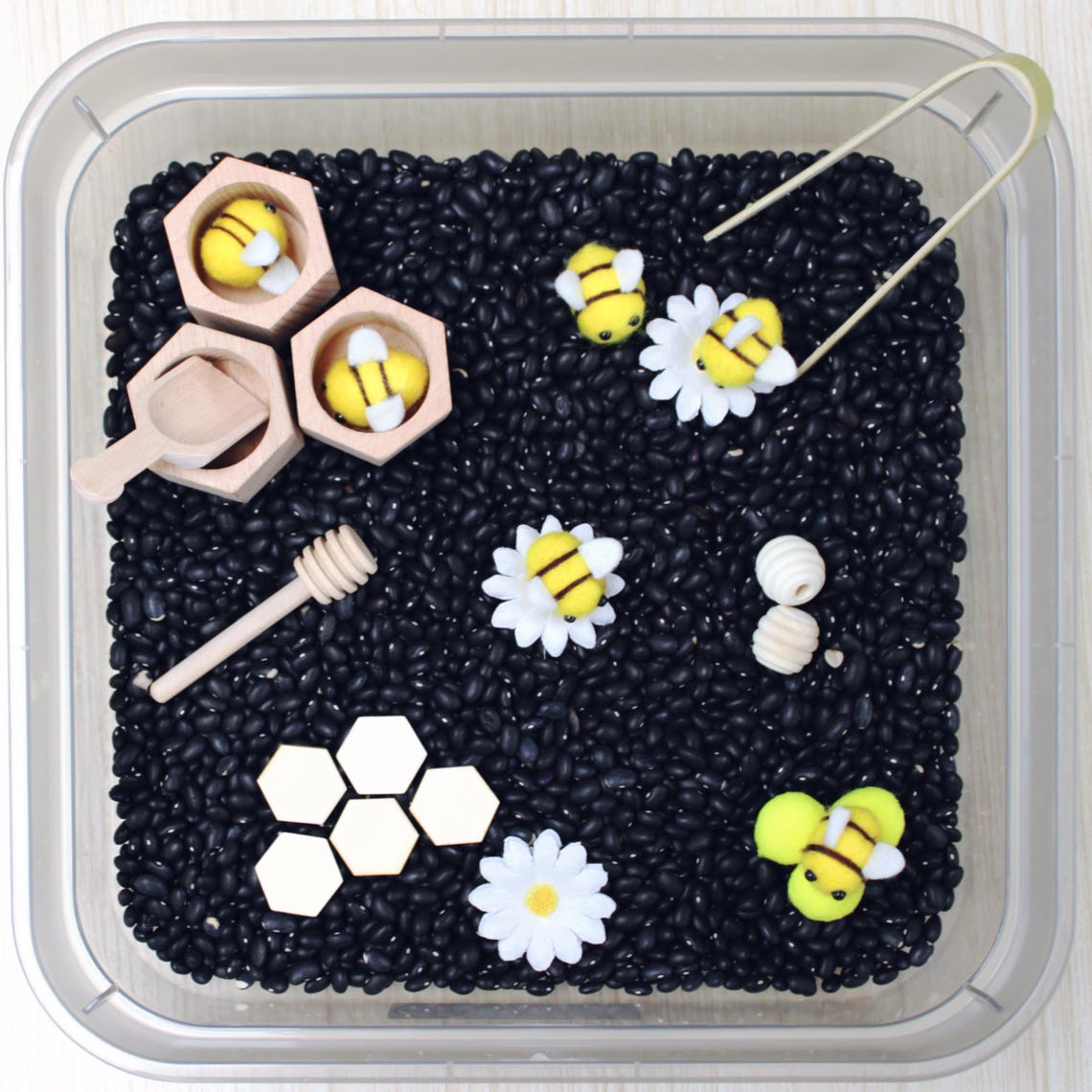 Bumble Bee Sensory Bin - Etsy