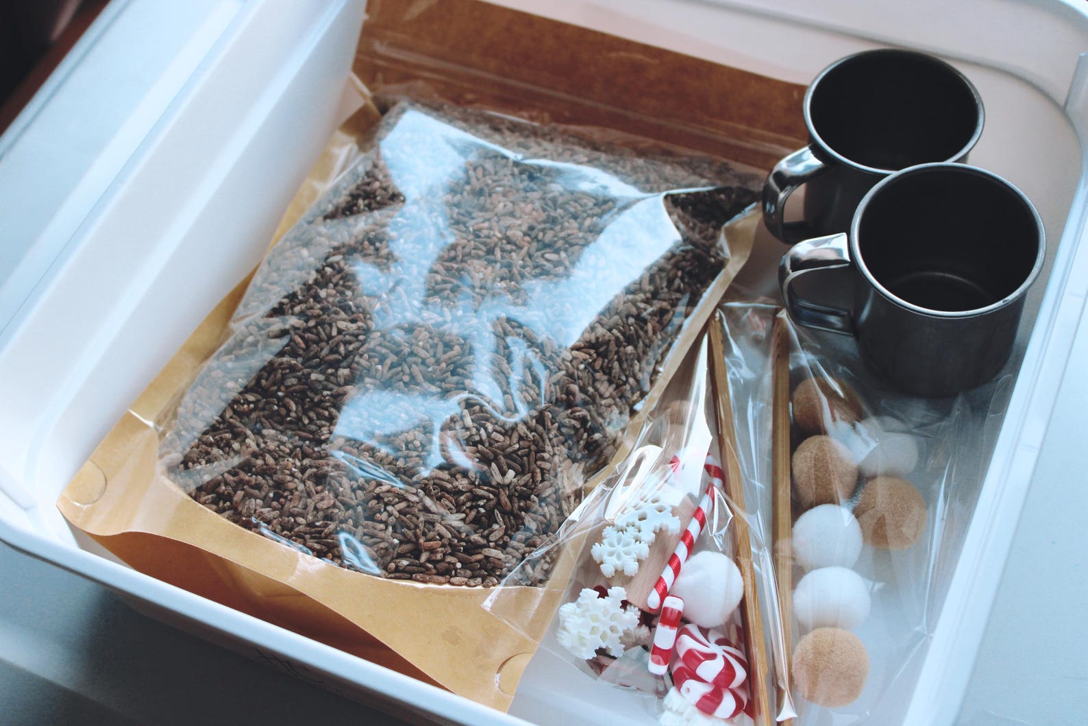 Hot Chocolate Sensory Bin - Etsy