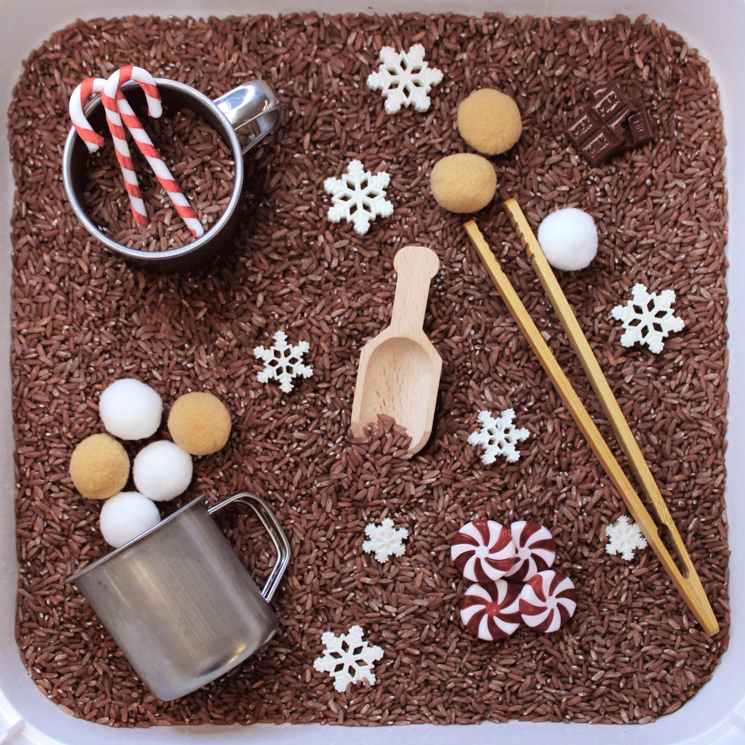 Hot Chocolate Sensory Bin - Etsy