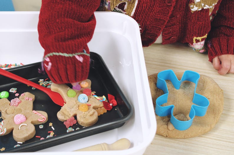 Gingerbread Sensory Bin - Etsy