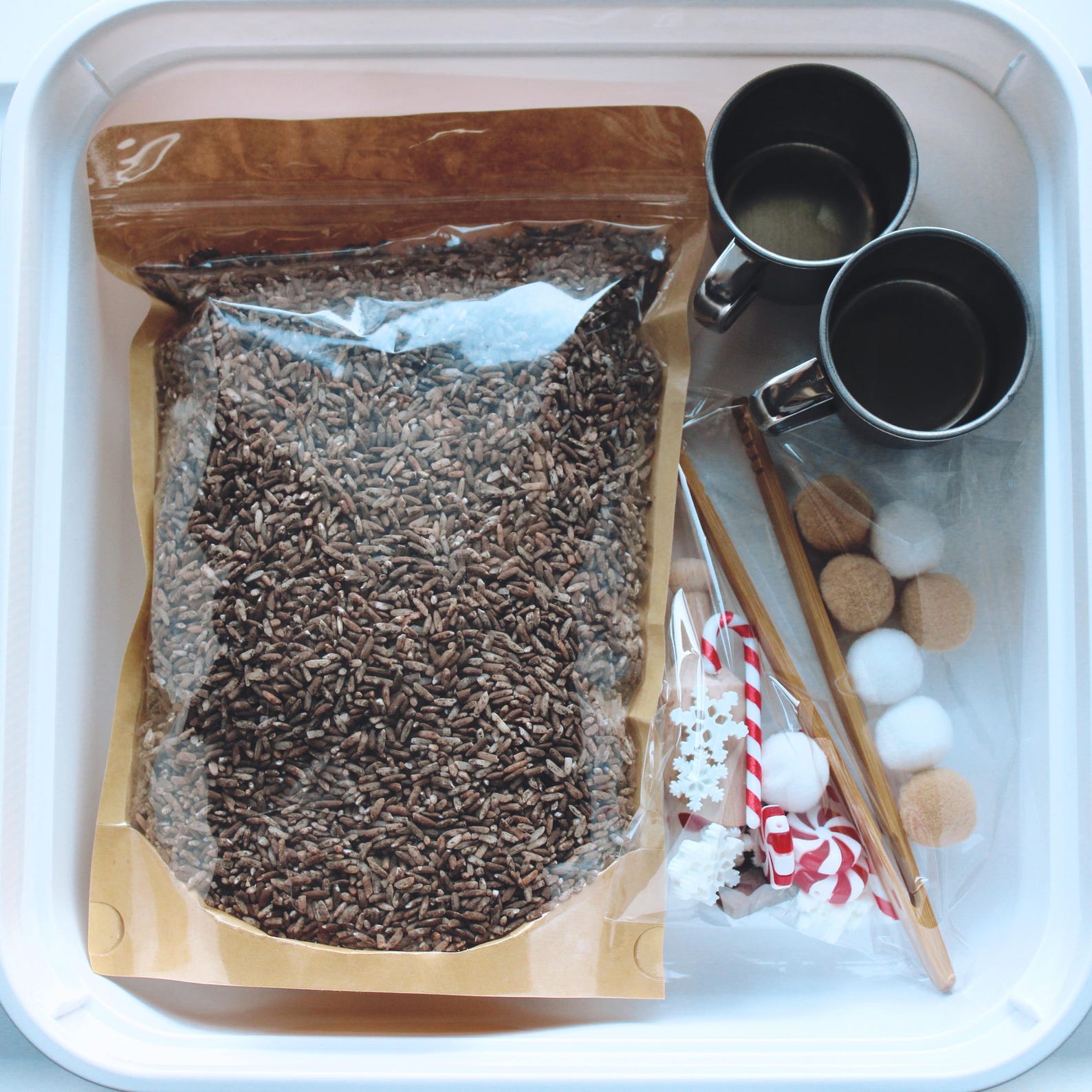 Hot Chocolate Sensory Bin - Etsy