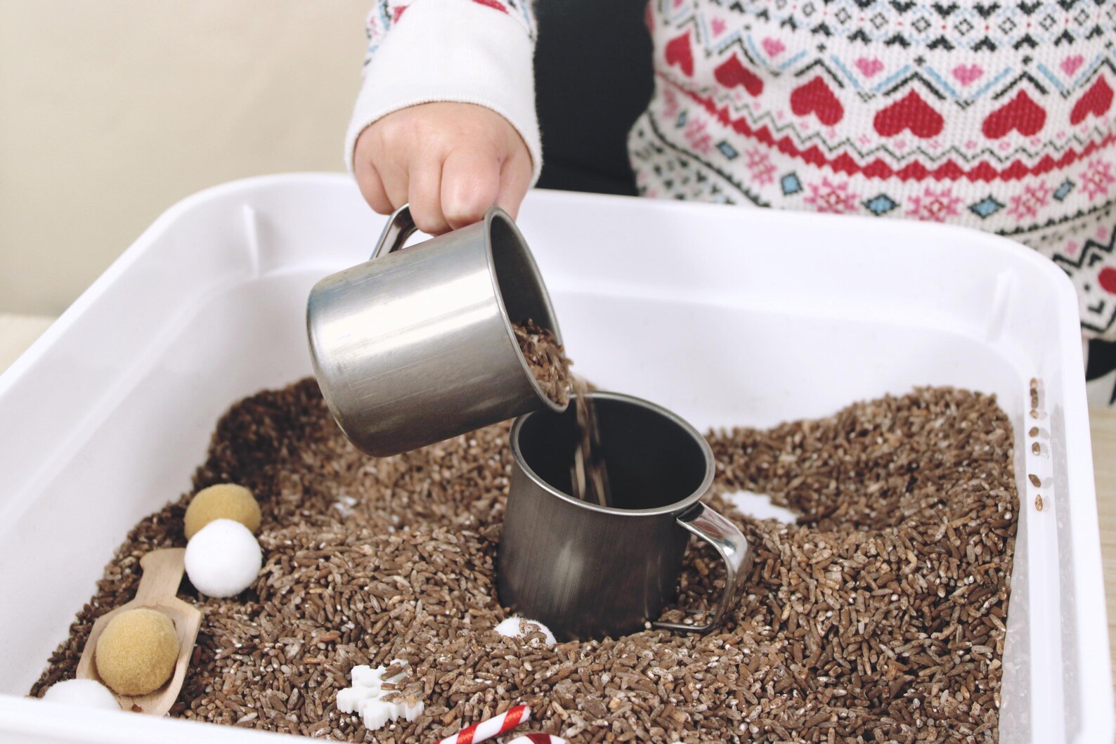 Hot Chocolate Sensory Bin - Etsy