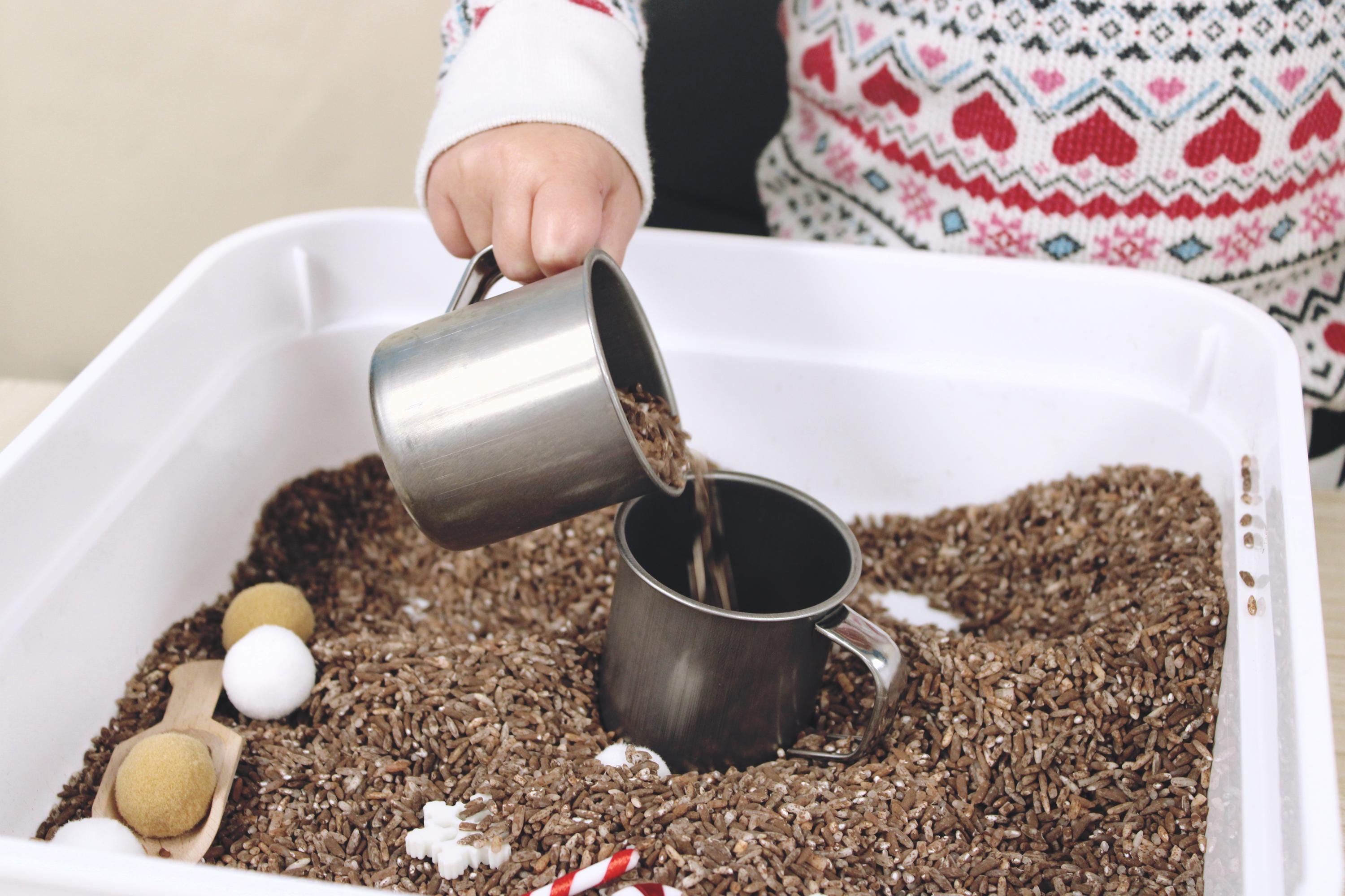 Hot Chocolate Sensory Bin - Etsy