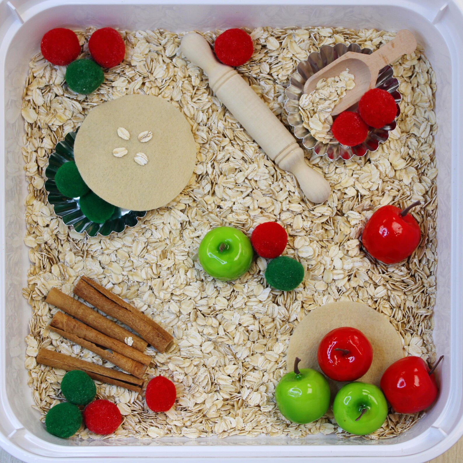 Apple Pie Sensory Bin - Etsy