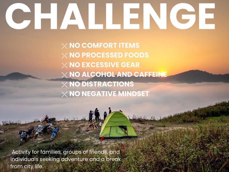 Advanced Outdoor Challenge, Five-day Nature Challenge, Nature Retreat ...