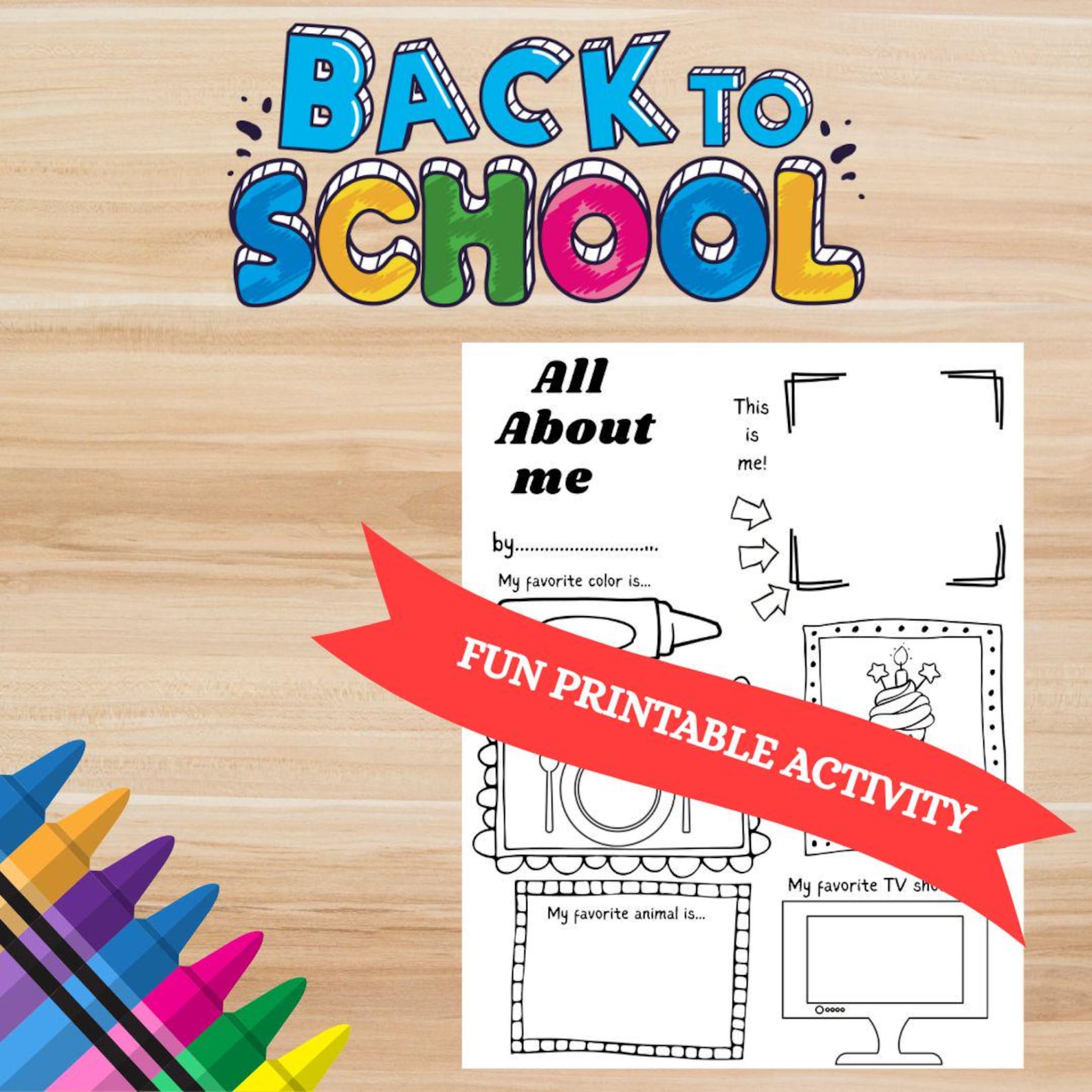 All About Me Worksheet for Elementary School Teachers Printable ...