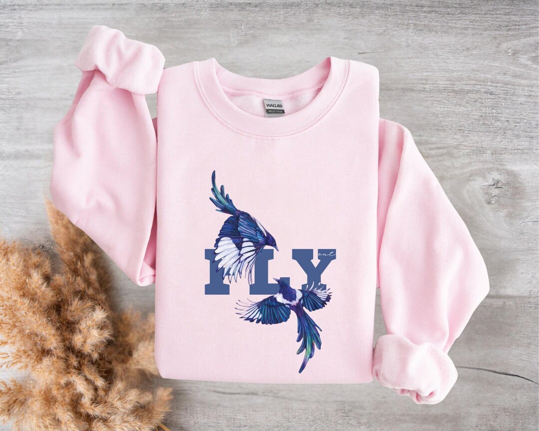 Fly Logo Blue Bird Sweatshirt, Blue Bird Shirt, Blue Bird, Bird ...