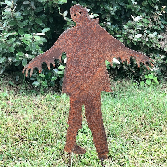 Huge Zombie 24 inches tall for halloween stake built to last | Etsy