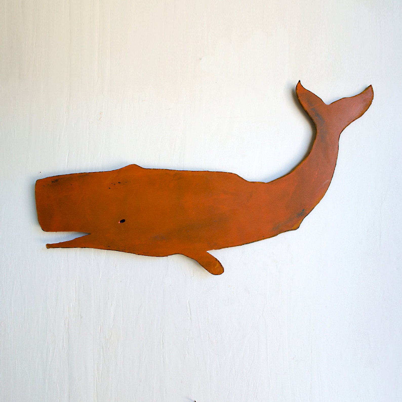 Whale Metal Wall Hanging Art Wall Hanging Sperm Whale - Etsy