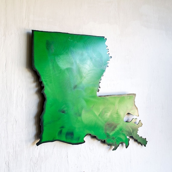 Louisiana Wall State Board Metal Louisiana Hanging Sign - Etsy