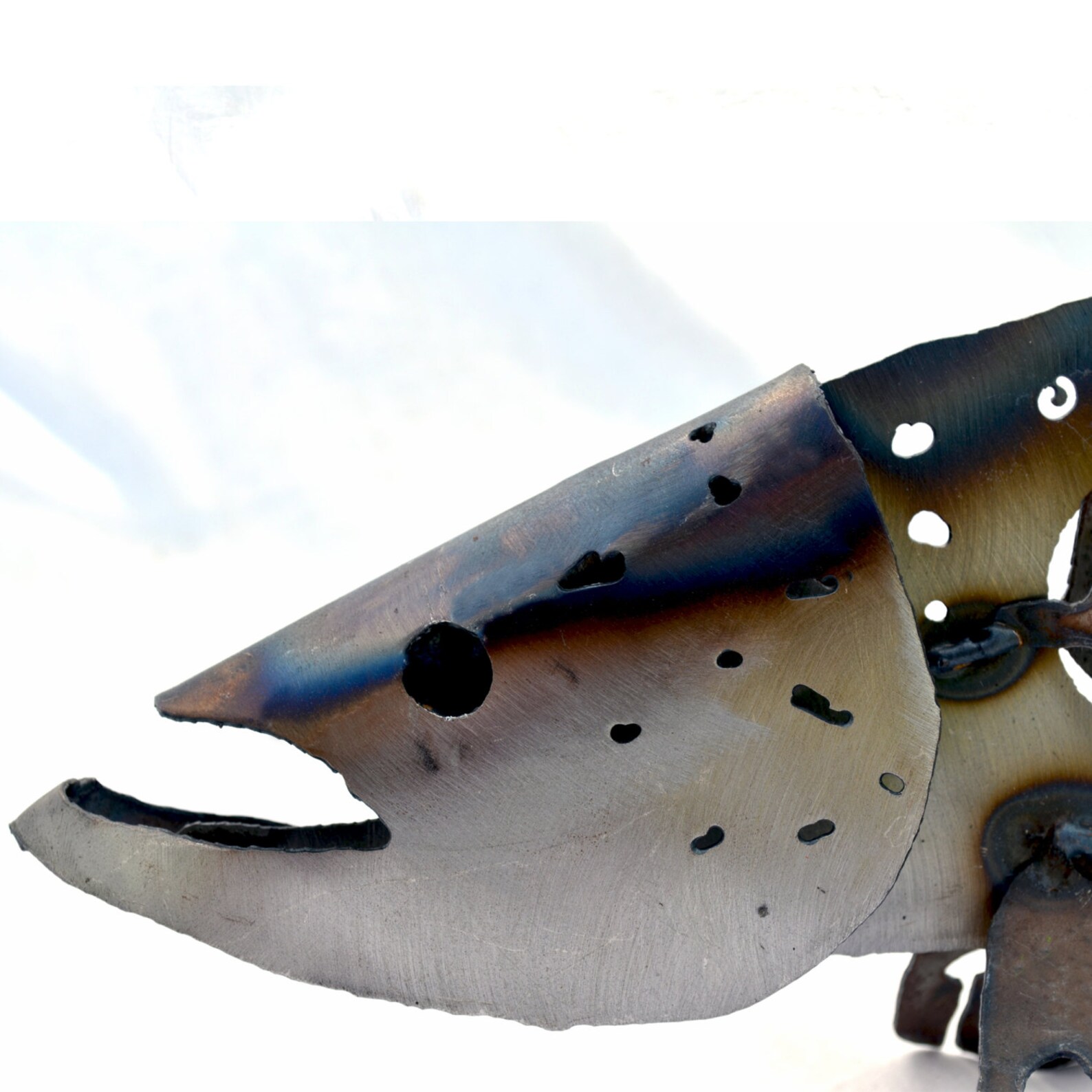 Metal Trout Office Rainbow Trout Artwork Bone Trout - Etsy