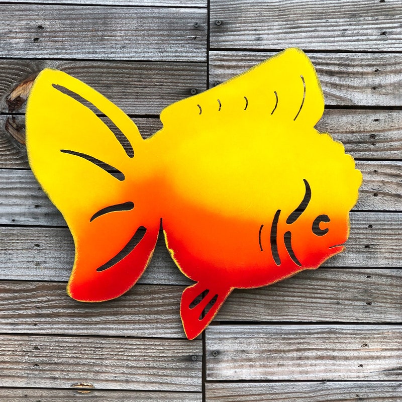 Goldfish Sculpture - Etsy