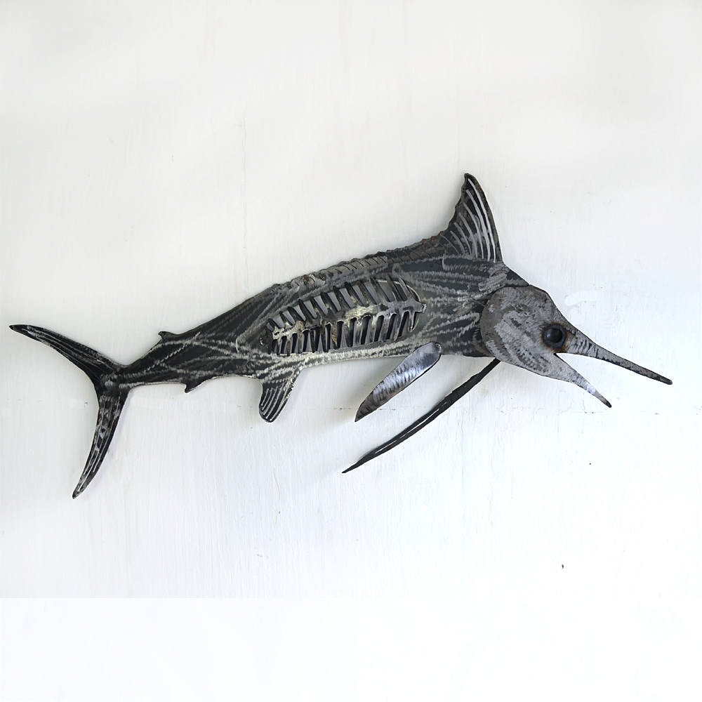 Sailfish metal wall hanging sculpture for restaurant decor | Etsy