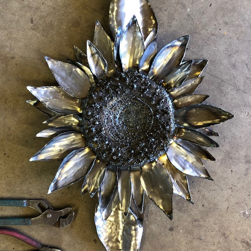 Metal Sunflower - Etsy