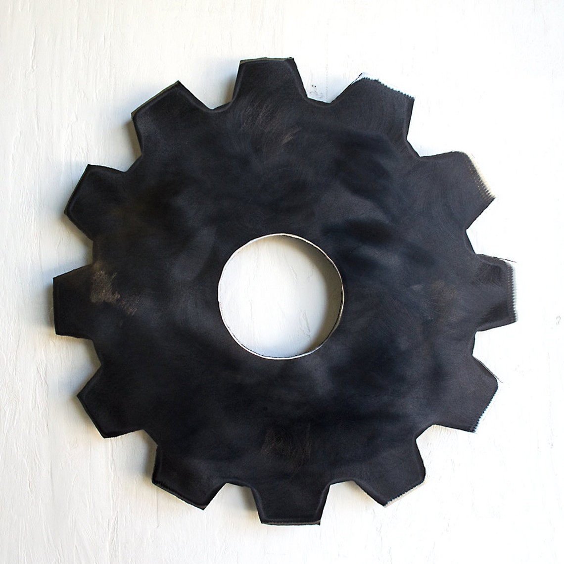 Wall hanging gear garage decor man cave metal gear large | Etsy