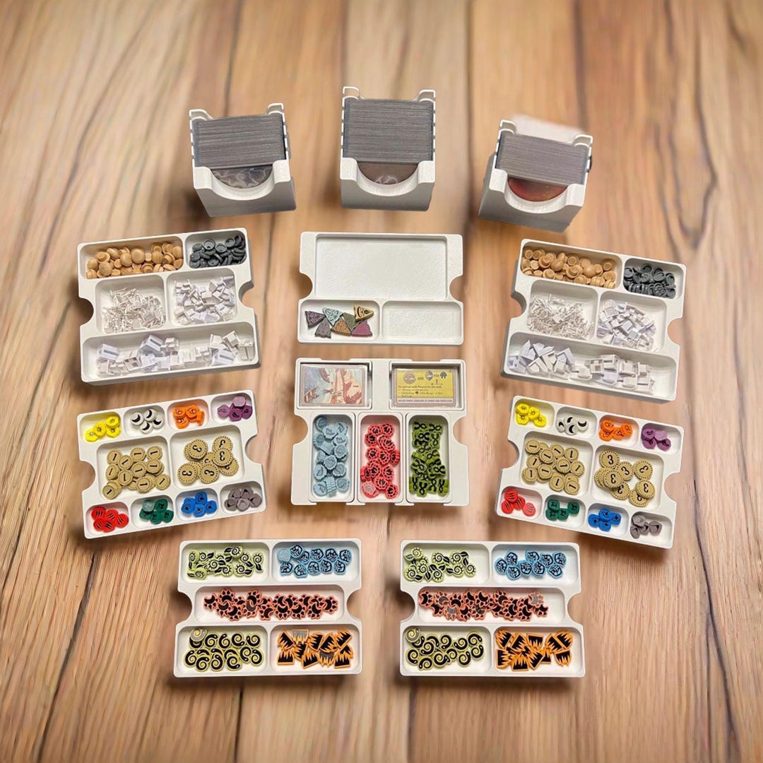 Spirit Island Insert / Organizer - Holds All Expansions Through Nature ...