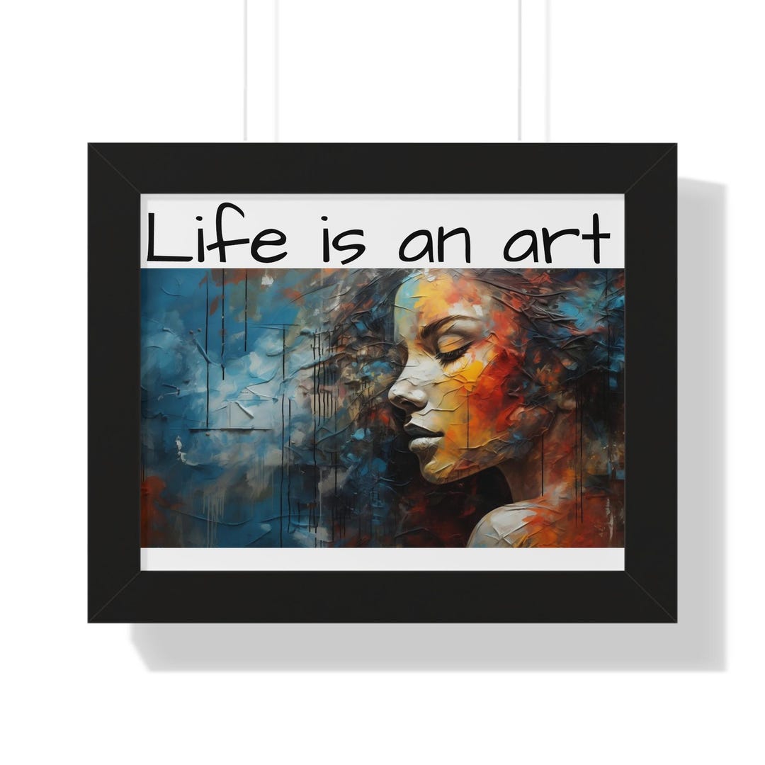 Inspirational Art Poster for Home Decor, Life Quote Wall Art, Modern ...