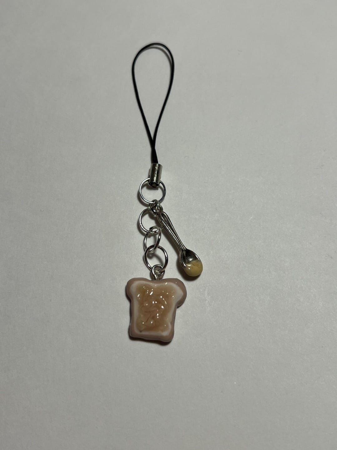Pb Toast Phone Charm / Keychain - Etsy