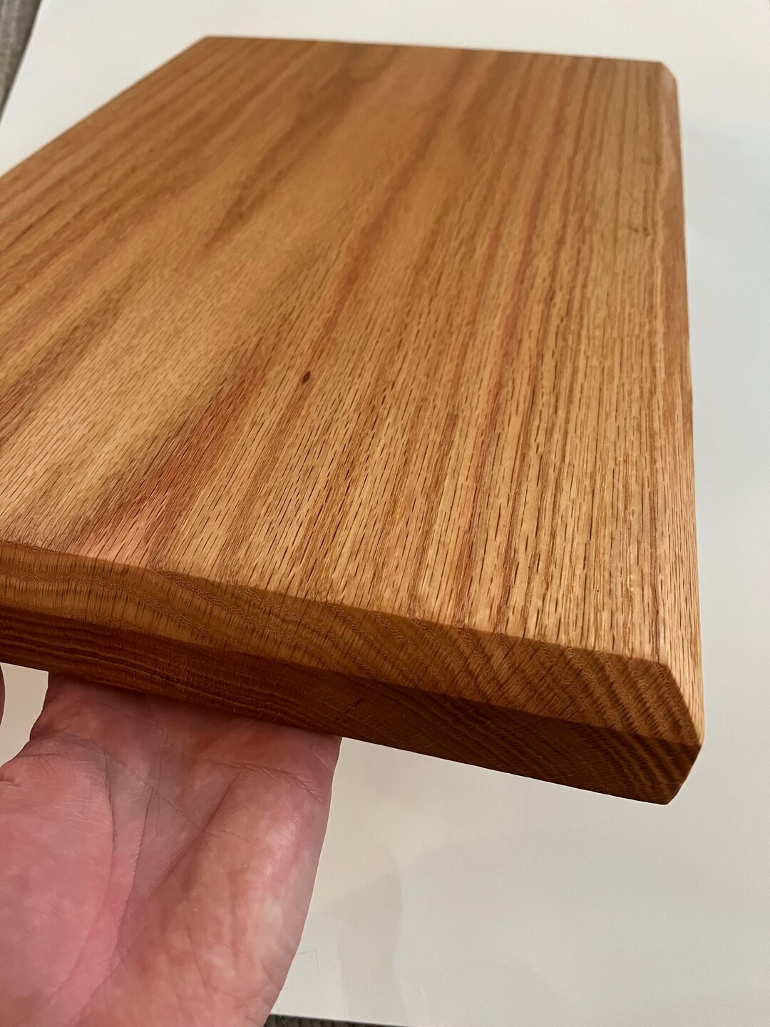 Statement Series: Chop Block or Cutting Board Made With Red Oak - Etsy