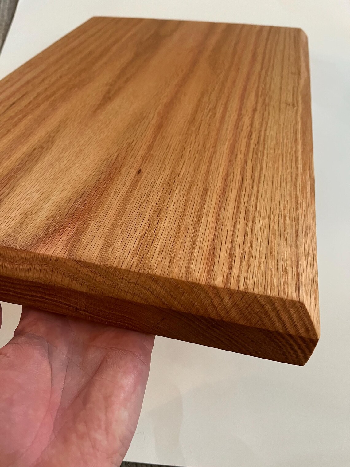 Statement Series: Chop Block or Cutting Board Made With Red Oak - Etsy