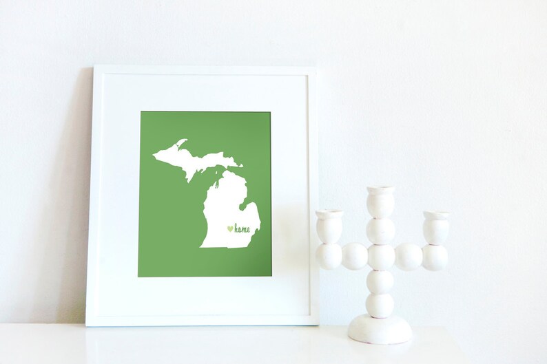 Mid-michigan is My Home // 8x10 Digital Print - Etsy
