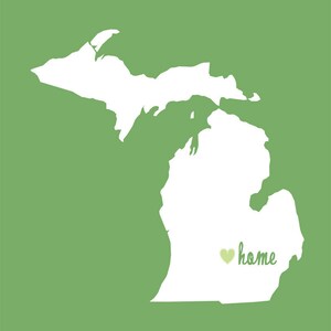 Mid-michigan is My Home // 8x10 Digital Print - Etsy