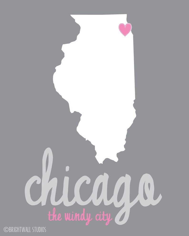 Chicago, the Windy City // 8x10 Digital Print - Etsy