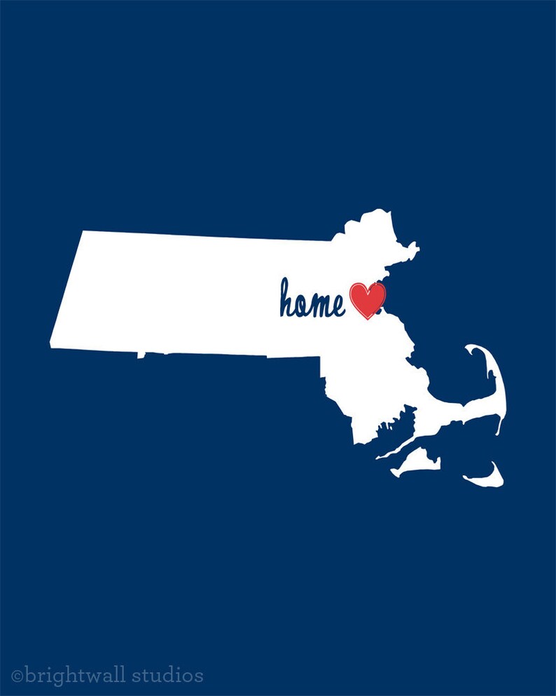 Boston is My Home // 8x10 Digital Massachusetts Print - Etsy