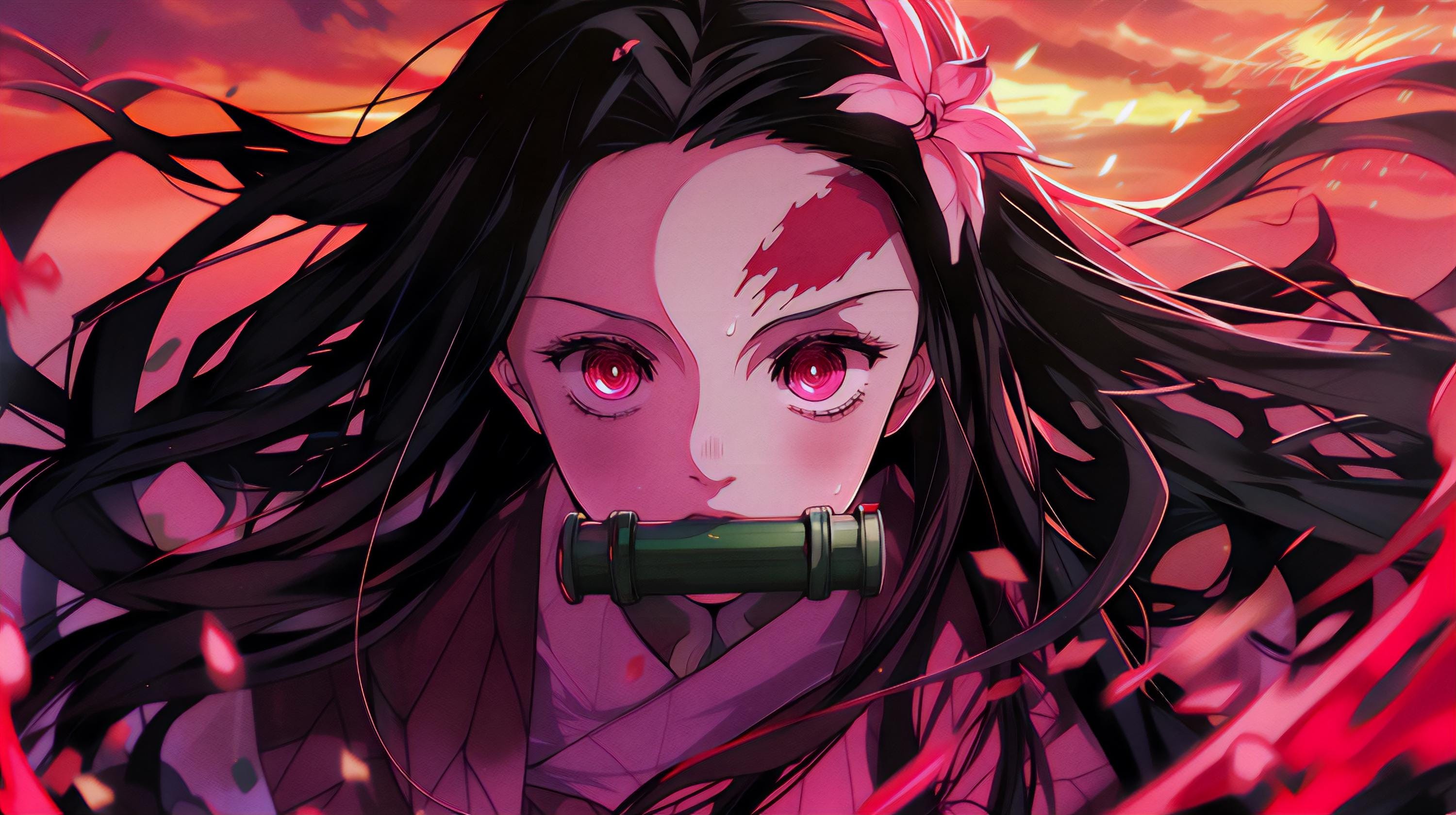 Nezuko Mouse Pad, Demon Slayer Gift | High Quality Anime Mousepad ...