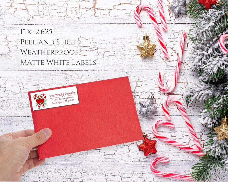 Christmas Labels | Holiday Labels | Mailing Labels | Return Address ...