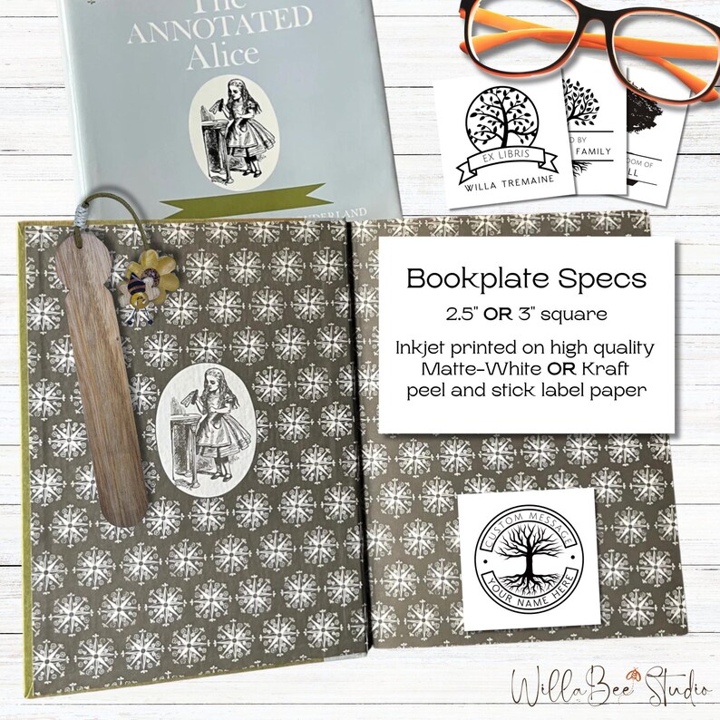Tree of Life Bookplate | Tree of Life Book Label | Tree of Life Book ...