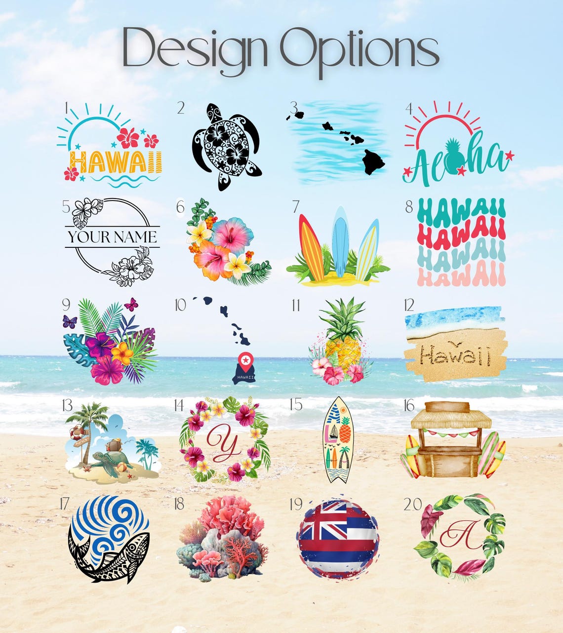 Hawaii State Mailing Labels | Aloha State Mailing Labels | Hawaii ...