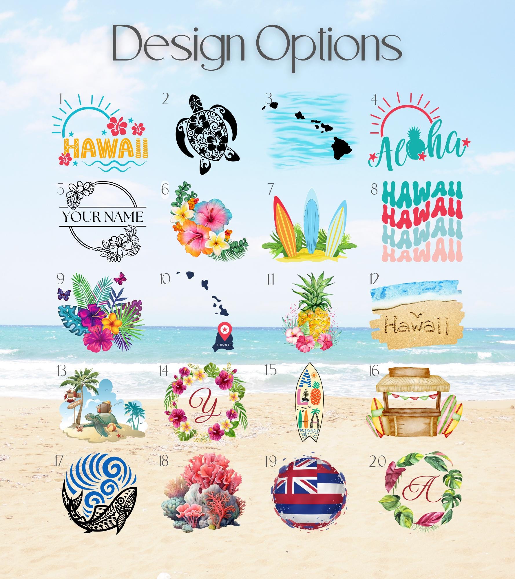 Hawaii State Mailing Labels | Aloha State Mailing Labels | Hawaii ...