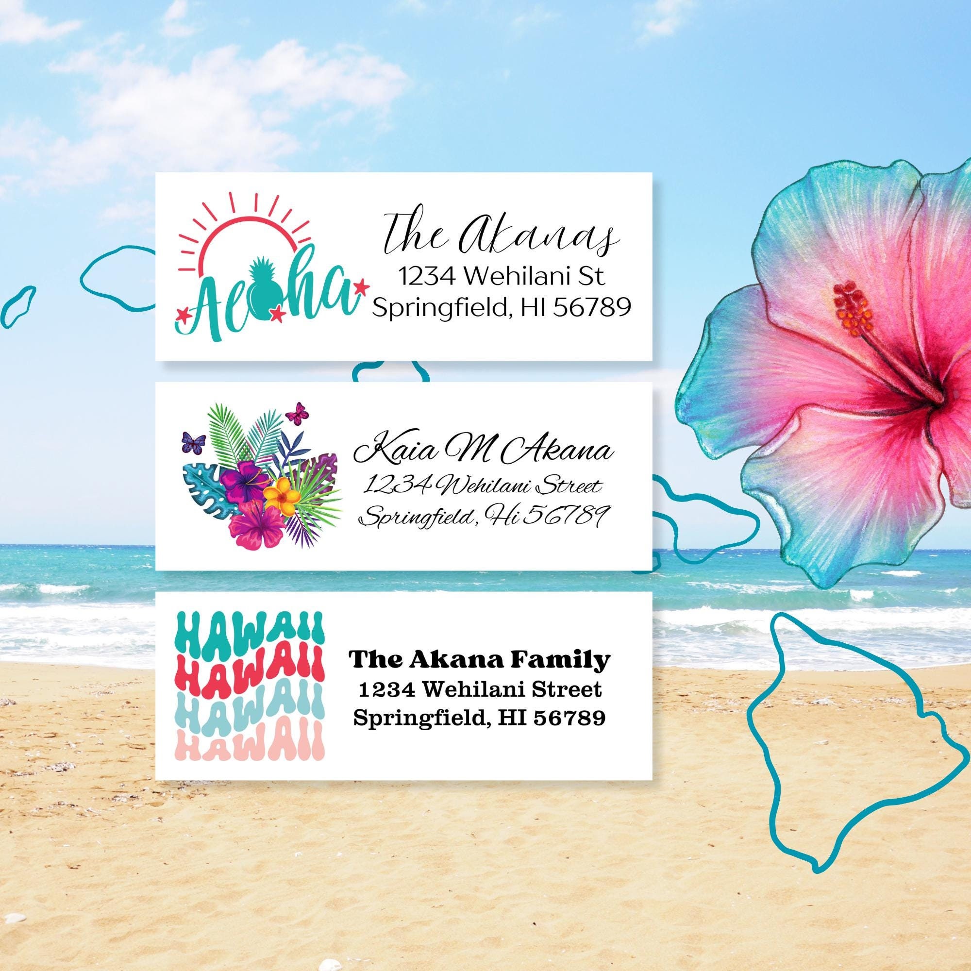Hawaii State Mailing Labels | Aloha State Mailing Labels | Hawaii ...