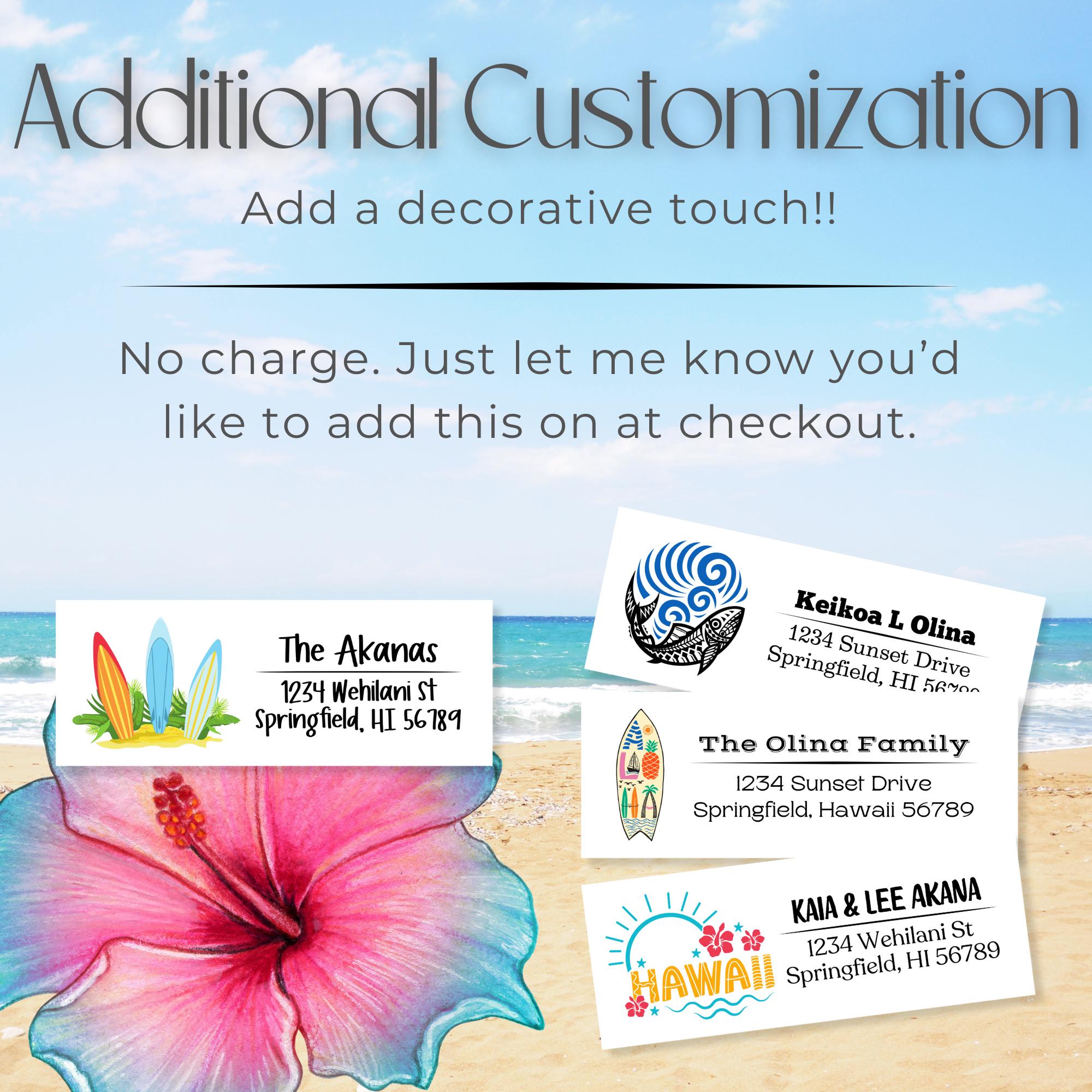 Hawaii State Mailing Labels | Aloha State Mailing Labels | Hawaii ...