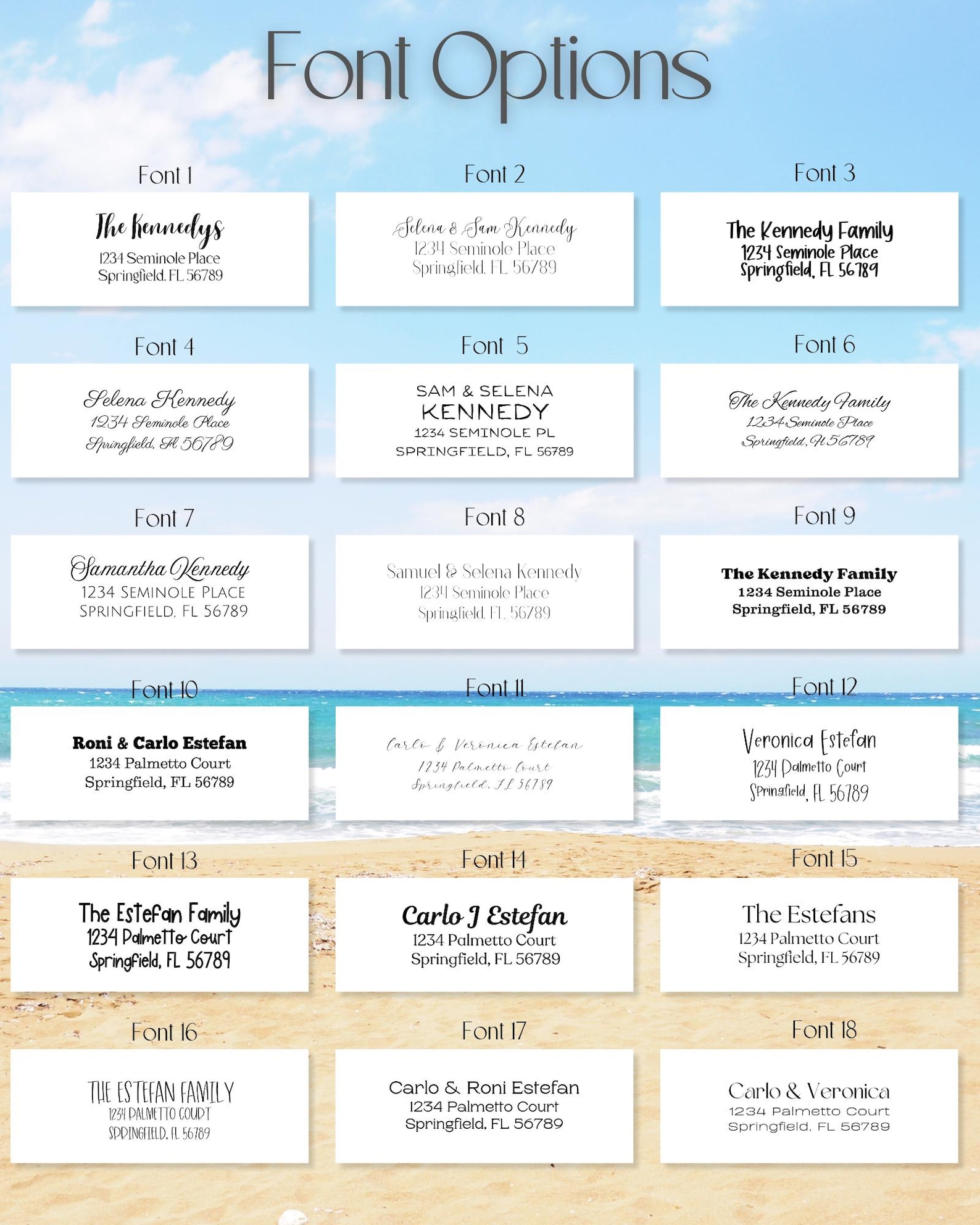 Florida State Mailing Labels | Sunshine State Mailing Labels | Florida ...