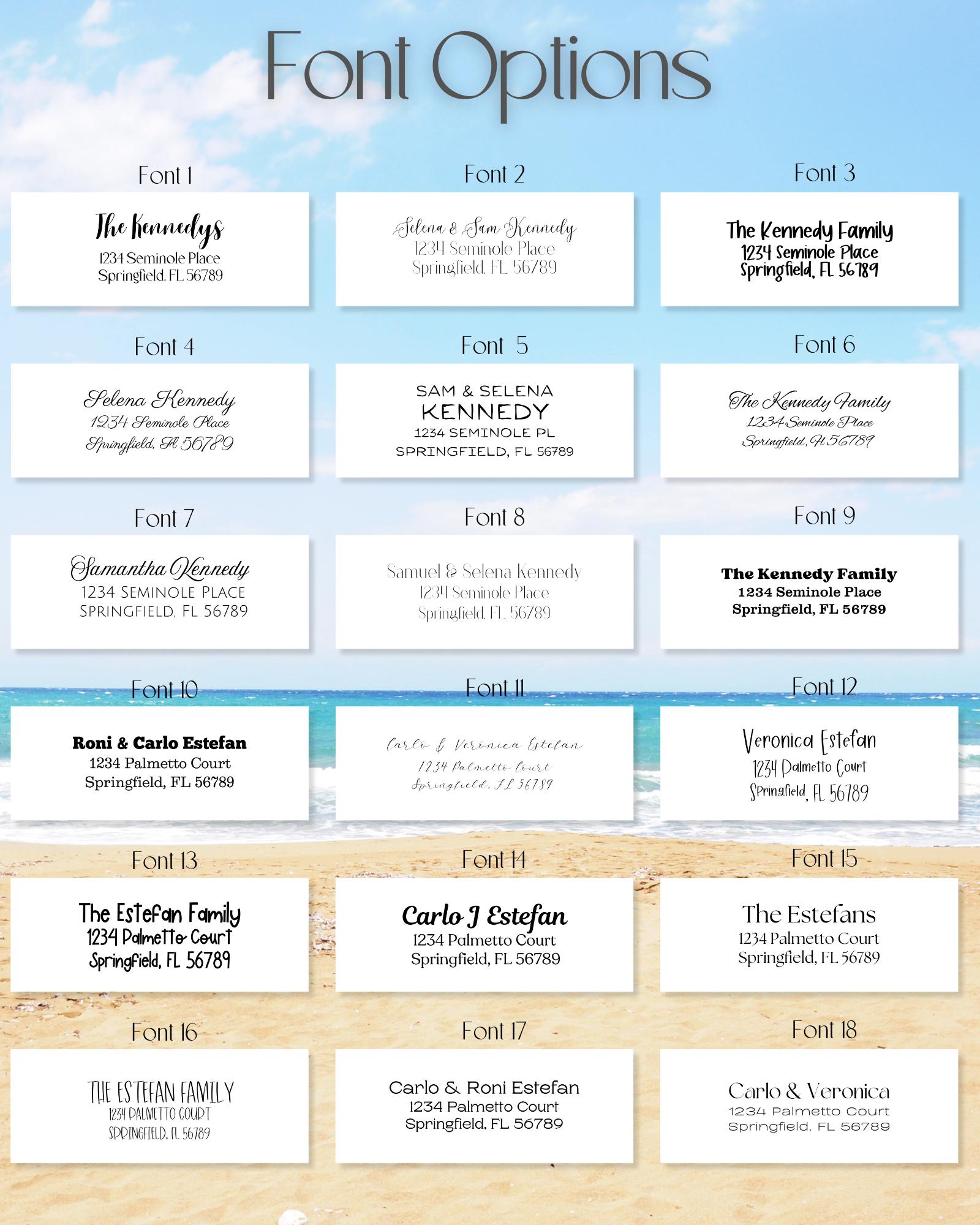 Florida State Mailing Labels | Sunshine State Mailing Labels | Florida ...