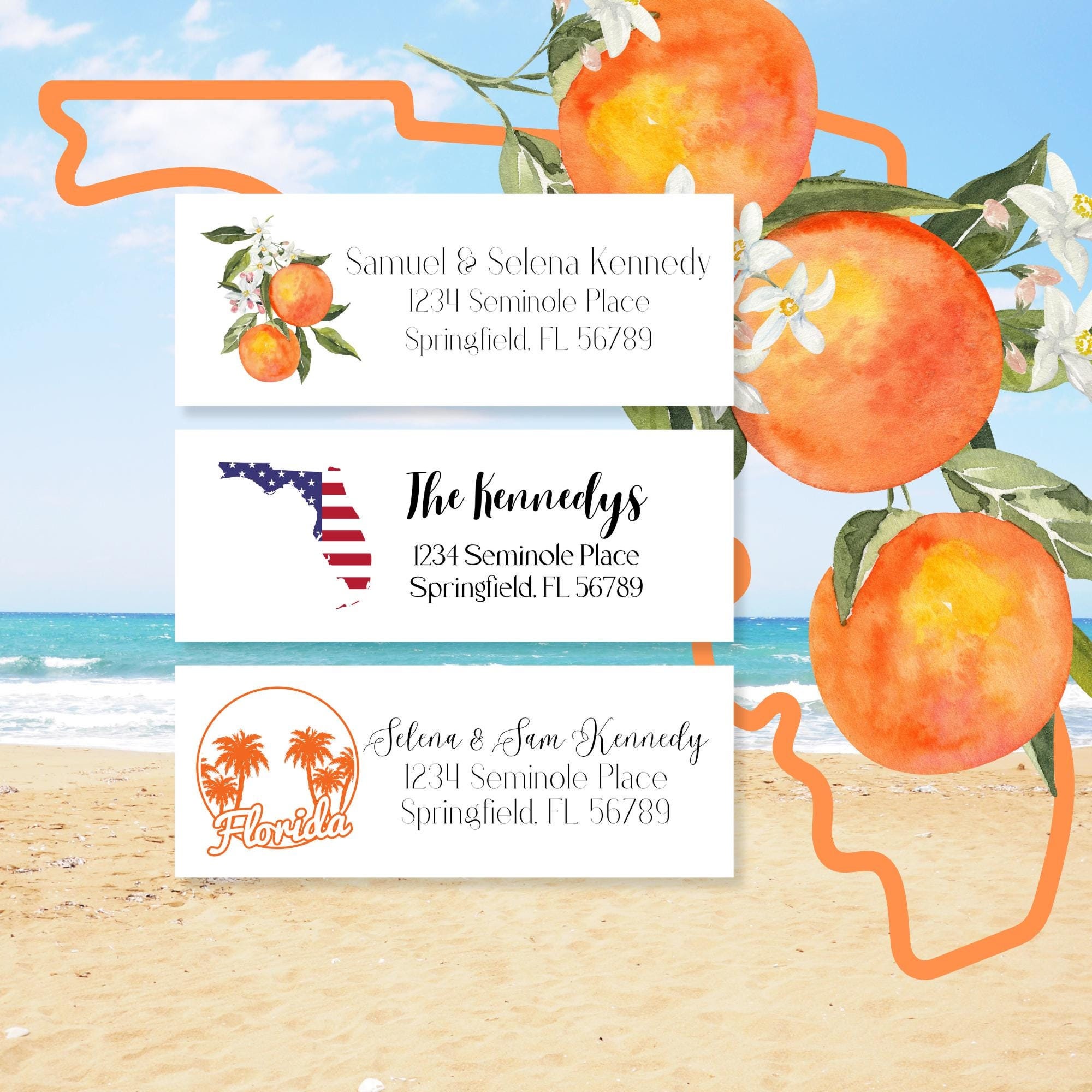 Florida State Mailing Labels | Sunshine State Mailing Labels | Florida ...