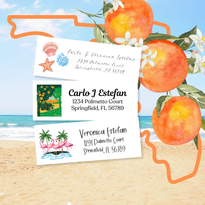 Florida State Mailing Labels | Sunshine State Mailing Labels | Florida ...