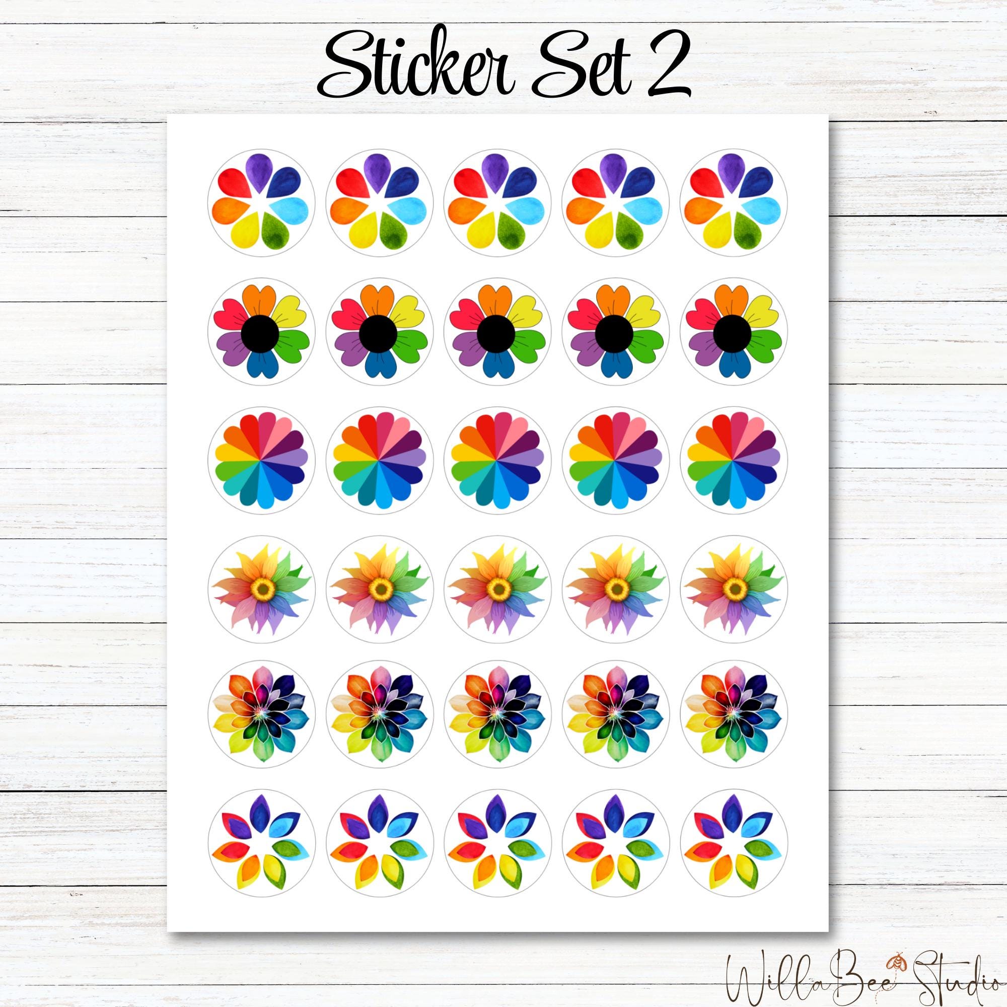Rainbow Pride Stickers | Rainbow Pride Label | Classic Rainbow Pride ...