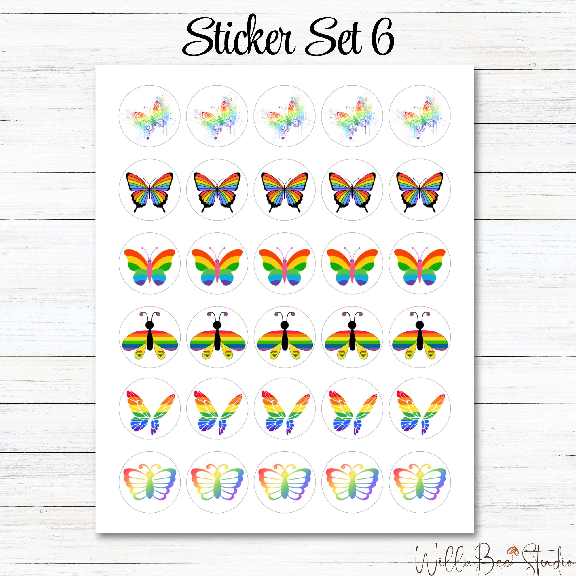 Rainbow Pride Stickers | Rainbow Pride Label | Classic Rainbow Pride ...